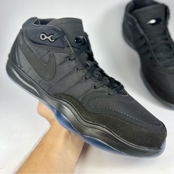 Nike | Shoes | Nike Air Zoom Gt Hustle 2 Tb Triple Black Basketball ...